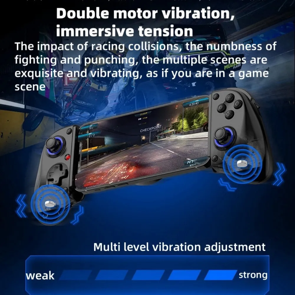 1pcs-D11-Mobile-Phone-Gamepad-Hall-Trigger-Extendable-Gaming-Controller ...