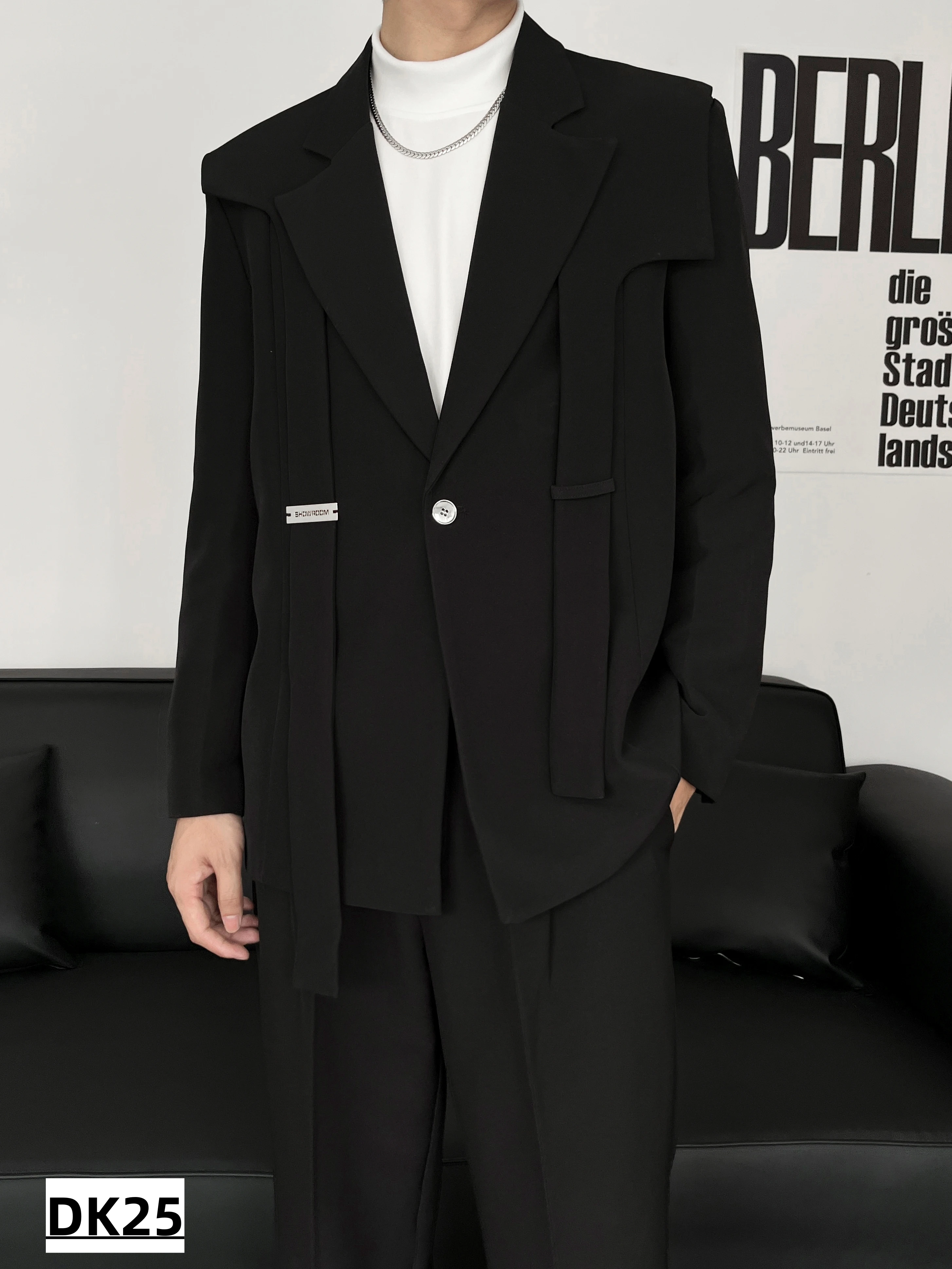 Highend trend men's Personality Suit Men's Trendy Korean Blazer Design ...