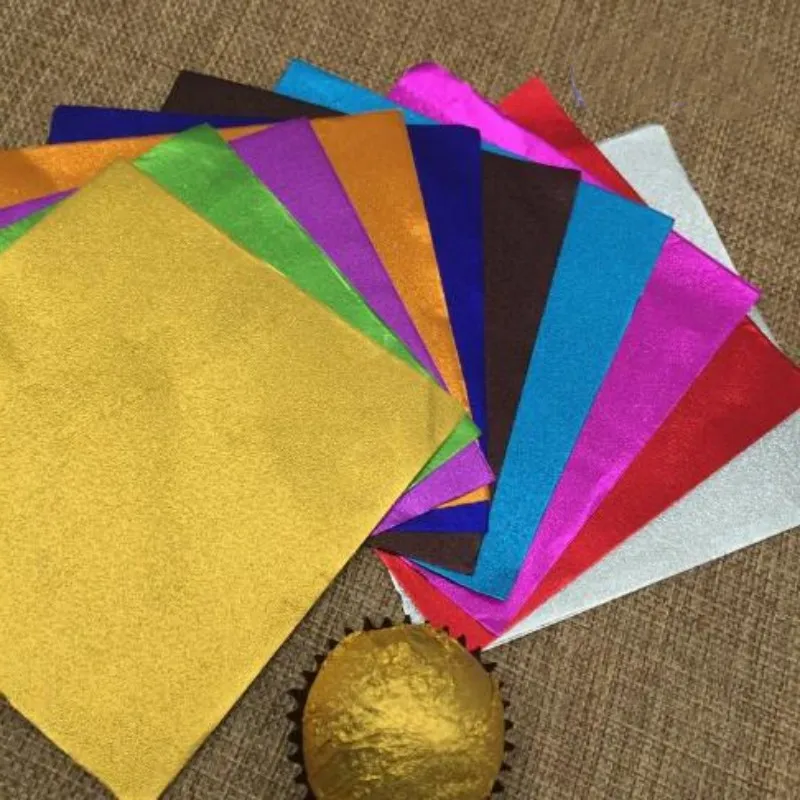 Retail-100Pcs-Lot-Colored-Foil-Wrapper-For-Chocolates-Sweet-Packaging ...