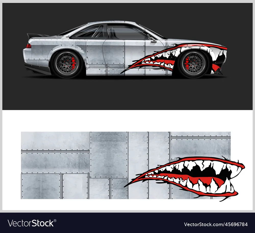 Gray-Shark-Car-Color-Change-Film-Decoration-Bright-Film-Colorful-Vinyl ...
