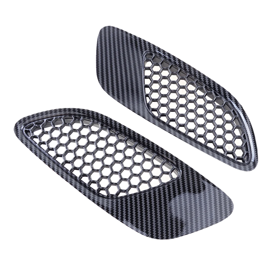 1 Pair Car Front Bonnet Hood Vent Air Intake Cover Fit For Bmw E90 E91 ...