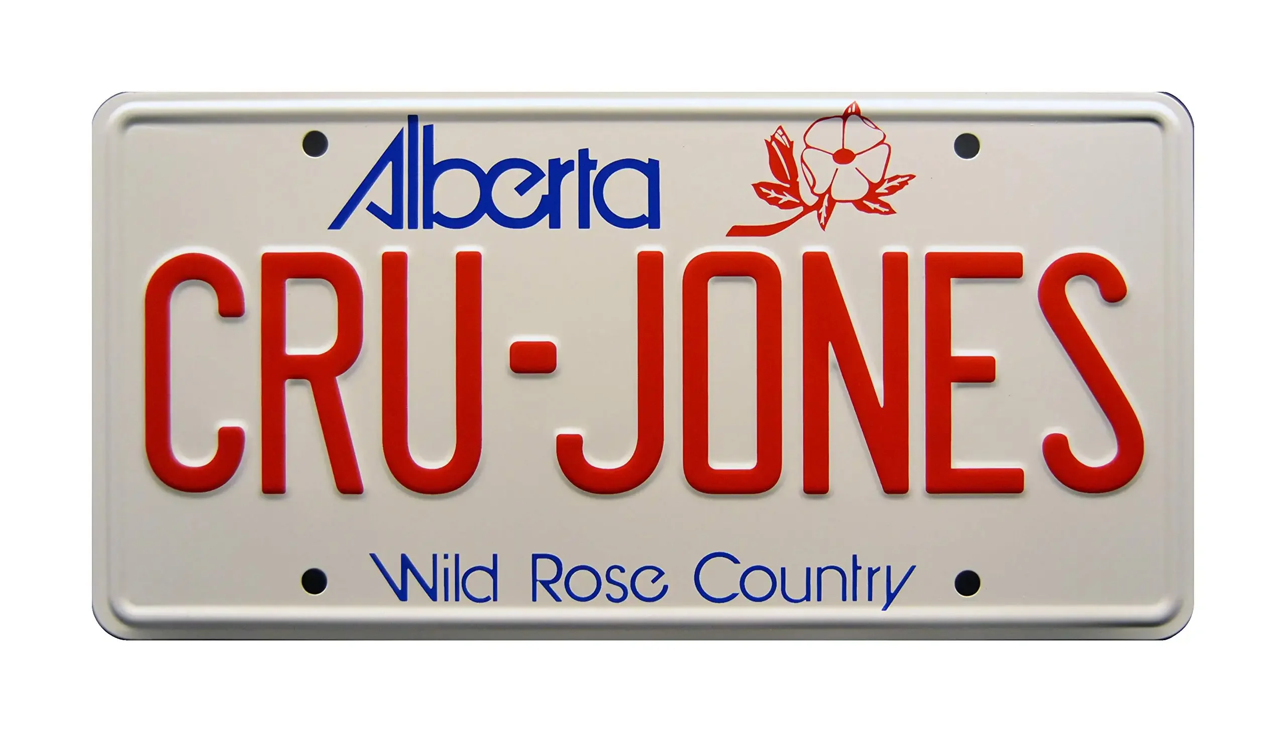 Rad-Cru-Jones-Metal-Stamped-License-Plate-License-Plate-License-Plate ...