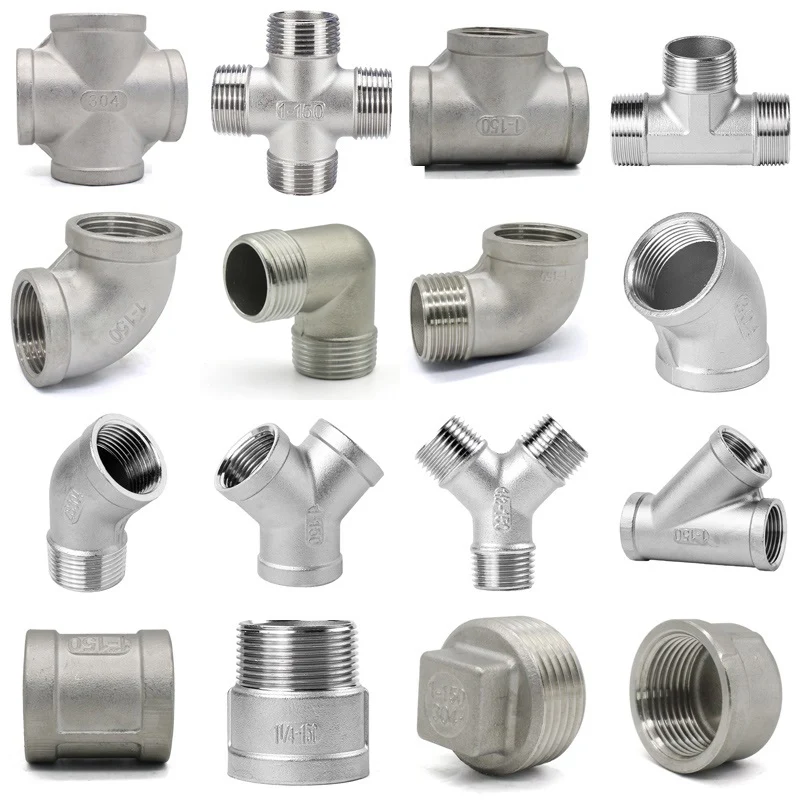 Accesorios-de-tuber-a-de-acero-inoxidable-BSP-1-4-adaptador-a-tope-de ...