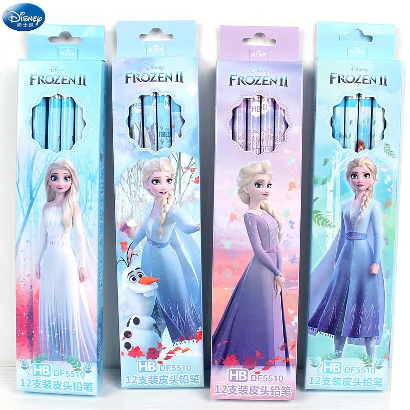 Disney-Frozen-2-L-pis-de-madeira-com-borracha-anime-dos-desenhos ...