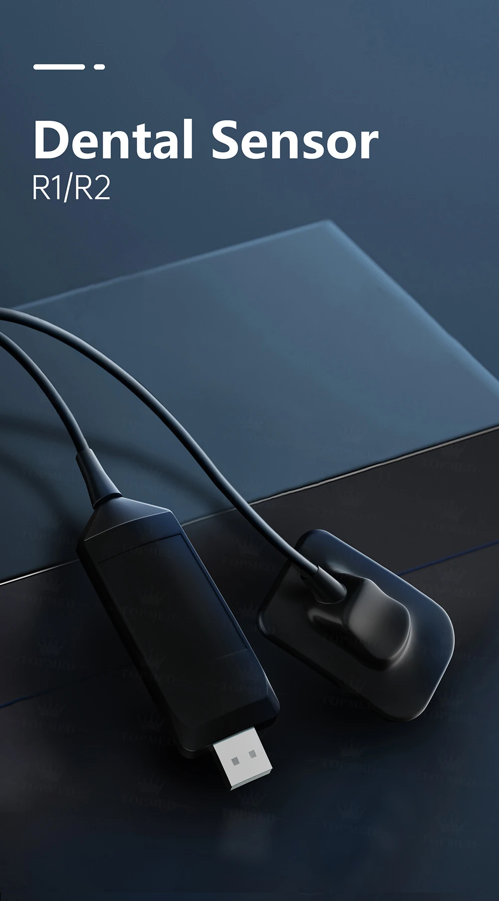 13-язычный стоматологический рентгеновский датчик RVG, внутриротовая ...