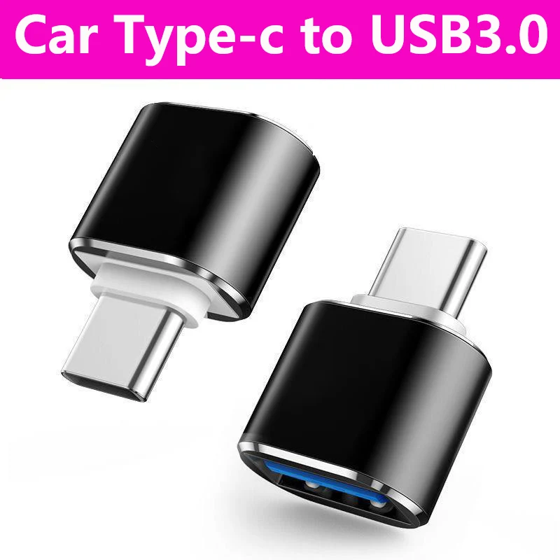 Car-Type-C-To-USB-A-Interface-Mini-Converter-Charging-Adapter-For-Tesla ...