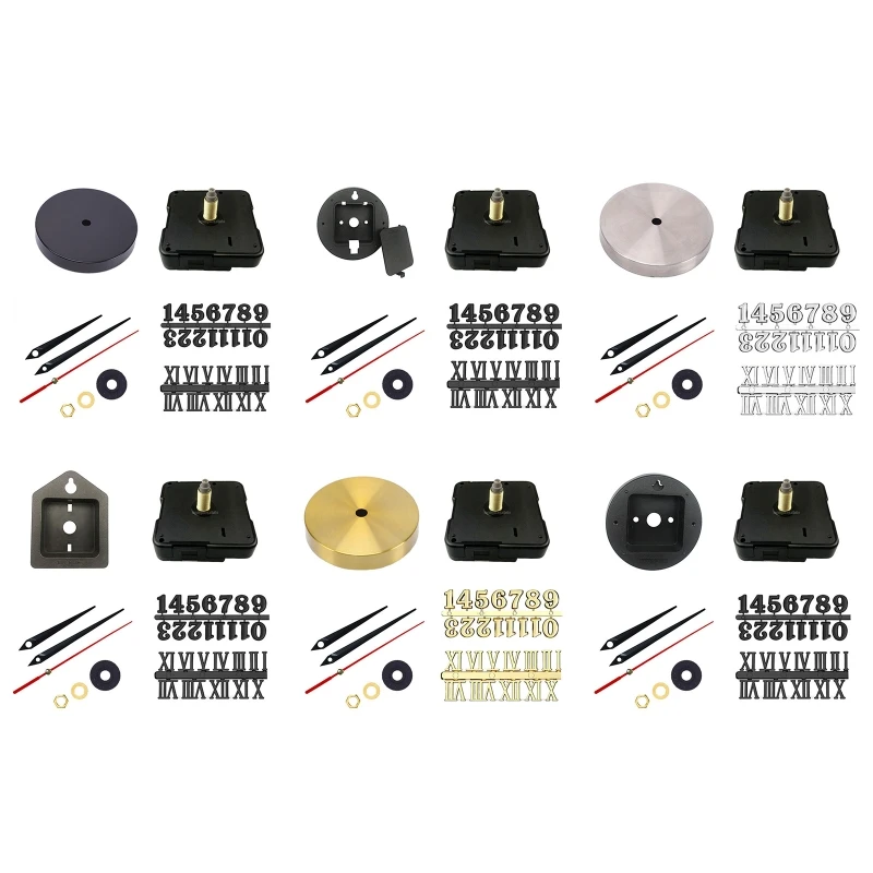 Household Quartz Clock Repair Movement +Hands for DIY Silent Large Wall ...