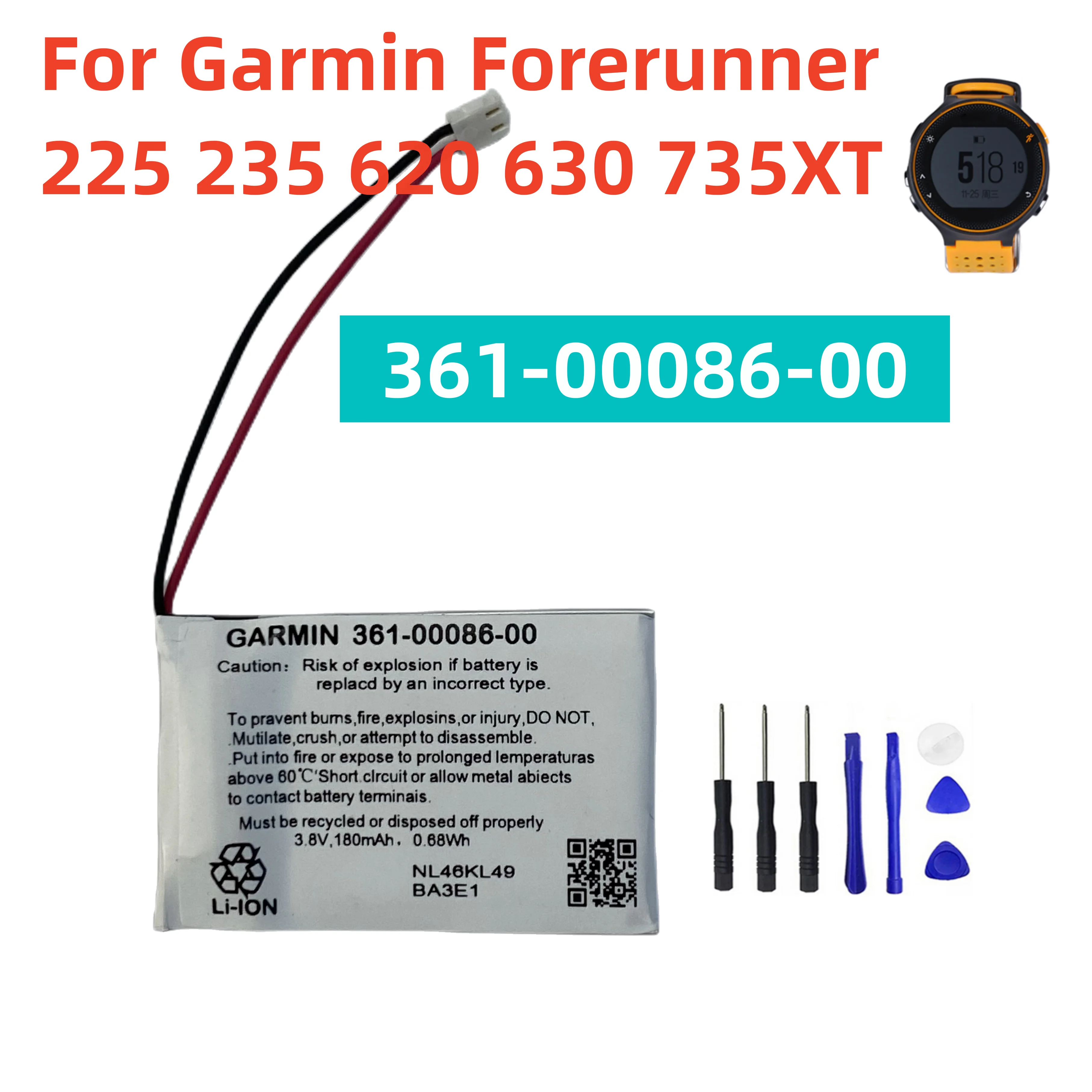 Replacement-361-00072-00-250mAh-361-00086-00-180mAh-Battery-For-GARMIN ...