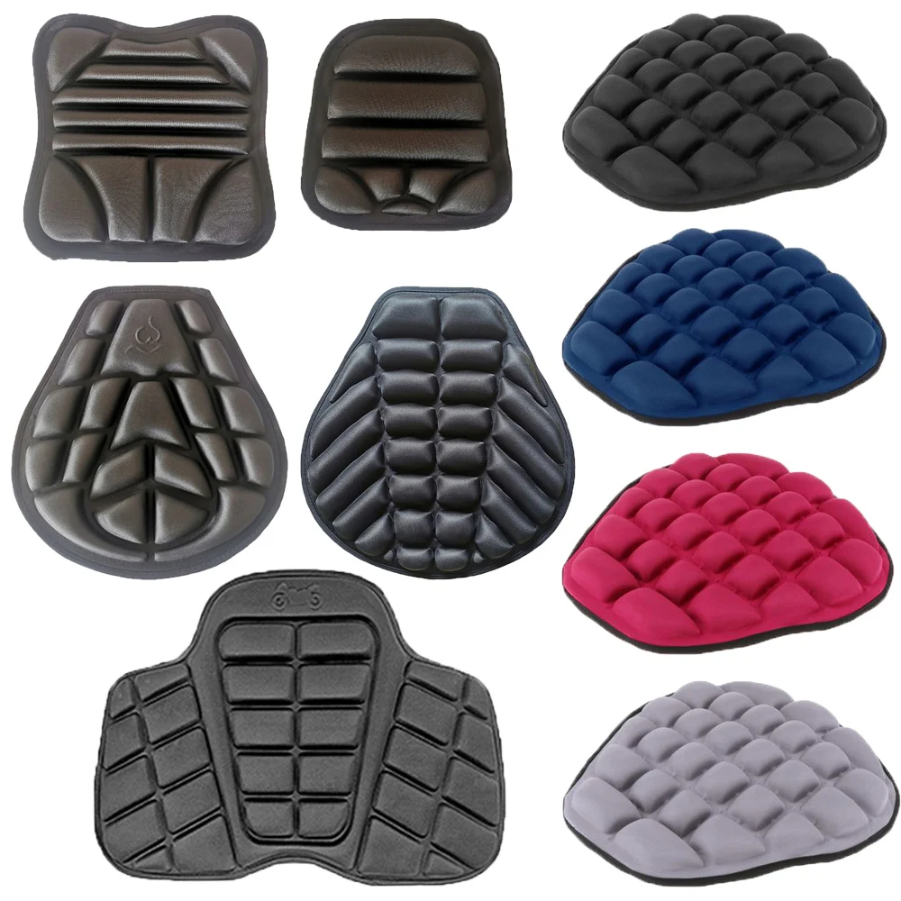 9Styles-3D-Gel-Seat-Cushion-Motorcycle-Seat-Cushion-Motorbike-Pillow ...
