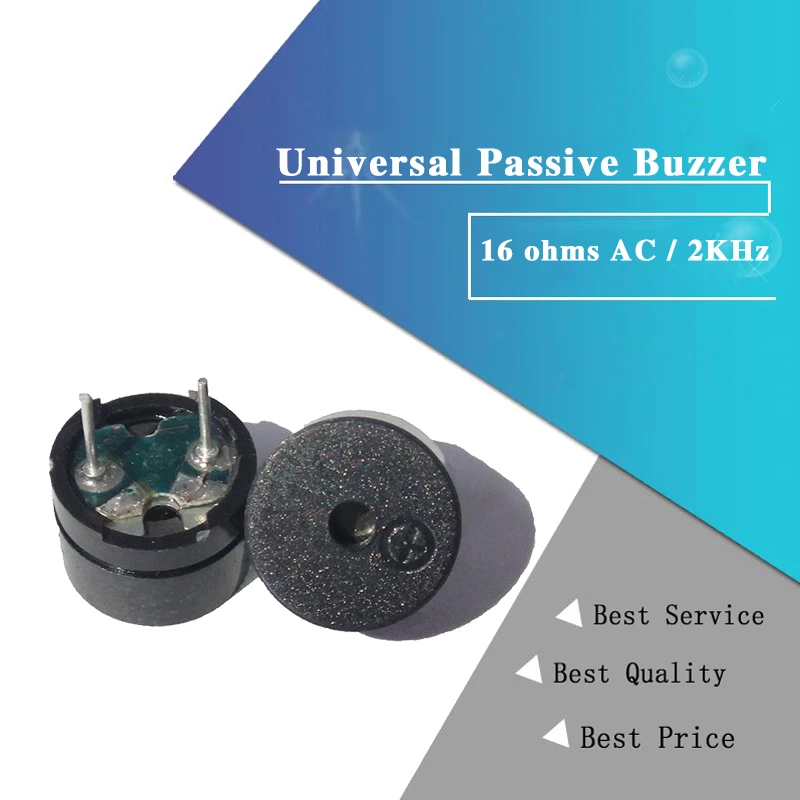 10pcs/lot Universal Passive Buzzer Electromagnetic Impedance 16 Ohms Ac ...