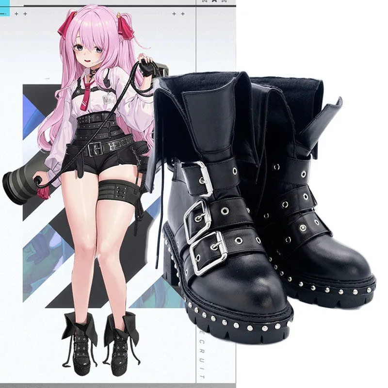 Yuni Black Cosplay Shoes Game NIKKE The Goddess of Victory Cosplay ...