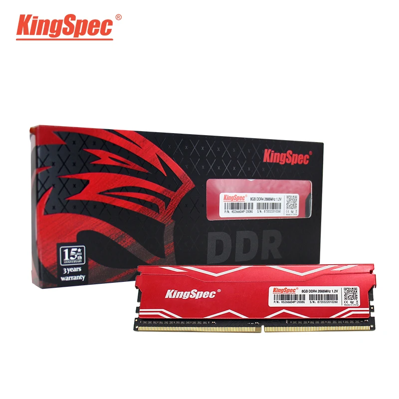 Оперативная память KingSpec 16 ГБ 8G DDR4 3200 МГц | AliExpress