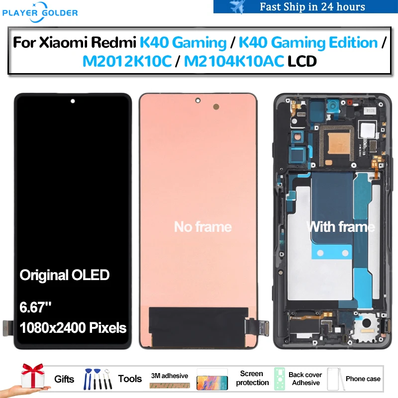 Original-OLED-For-Xiaomi-Redmi-K40-Gaming-Edition-M2012K10C-M2104K10AC ...