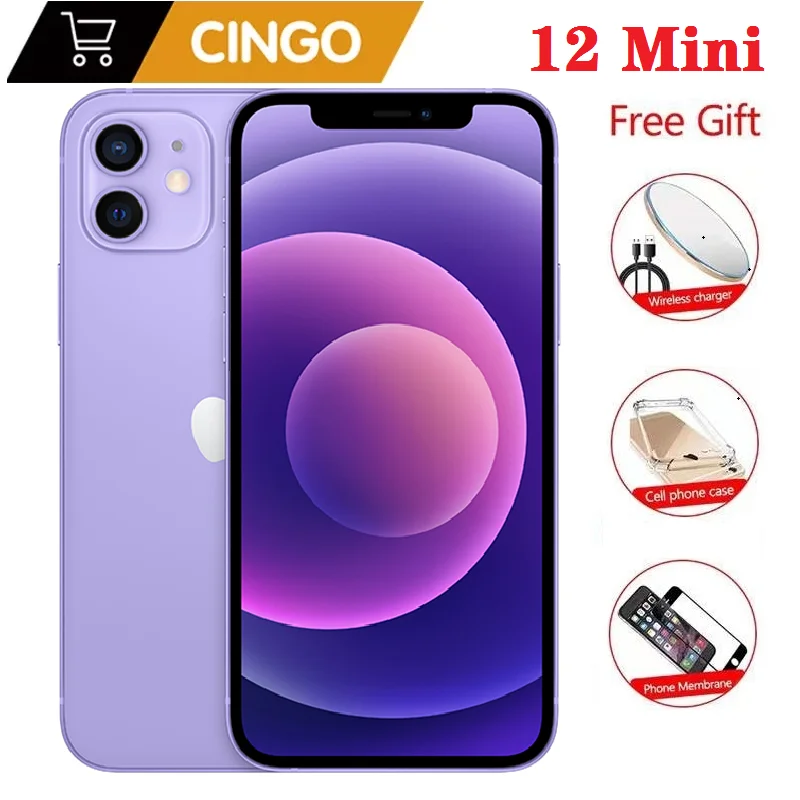 IPhone 12 mini 64GB/128GB/256GB IOS A14 5,4 "Dual 12MP iphone 12 mini ...