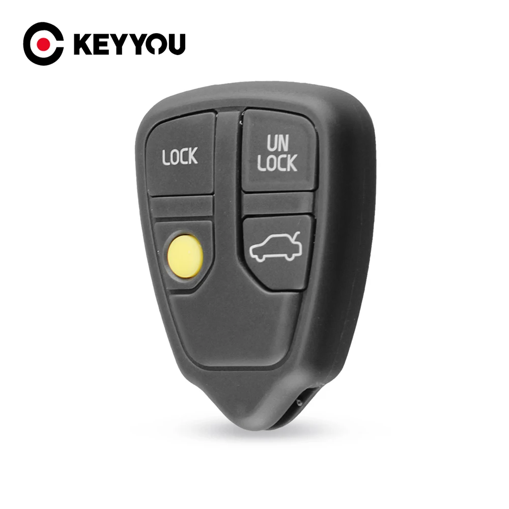Keyyou Replacement Shell Remote Case Key Fob Volvo Xc70 Xc90 S40 S60 ...