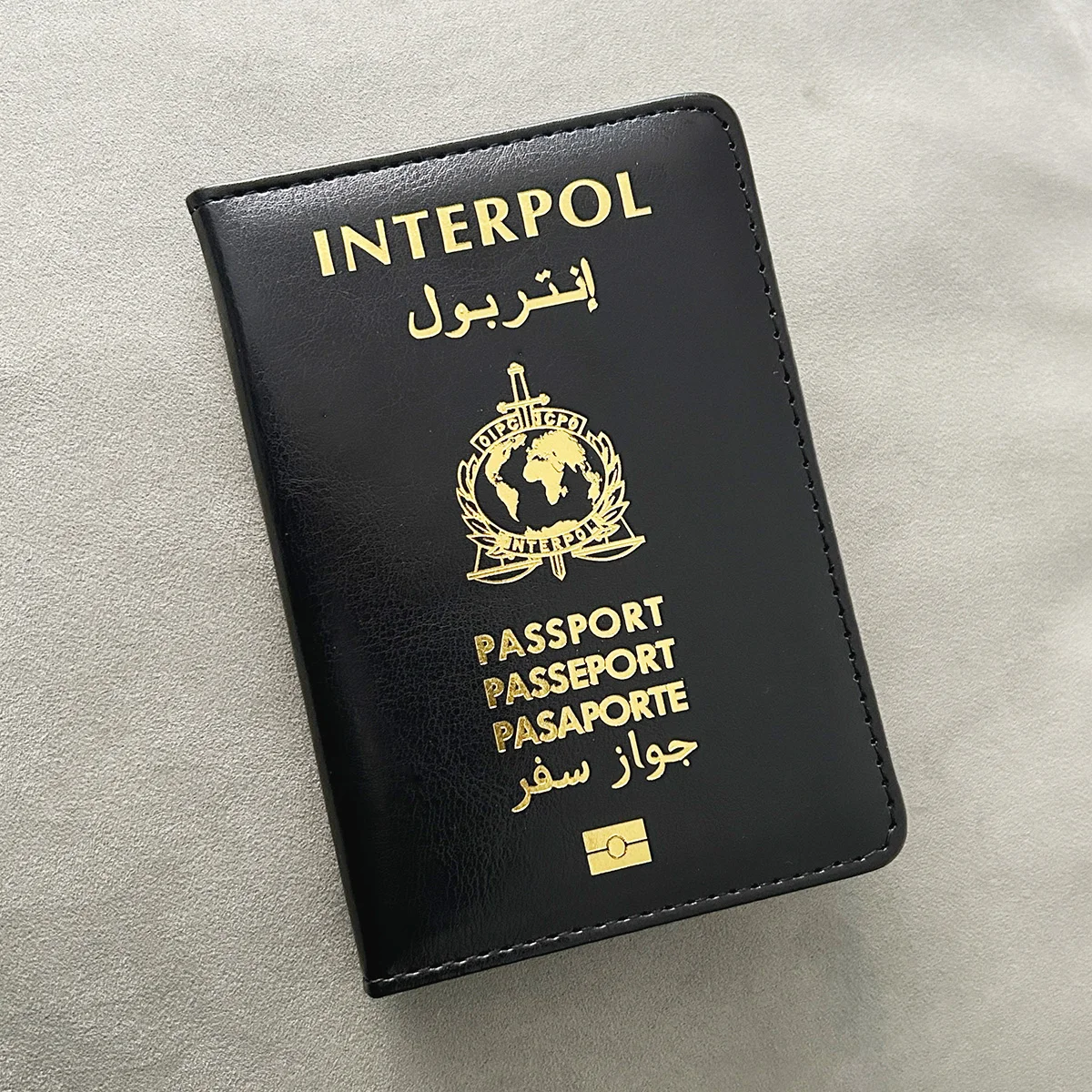 International-Criminal-Police-Organization-Passport-Cover-interpol ...