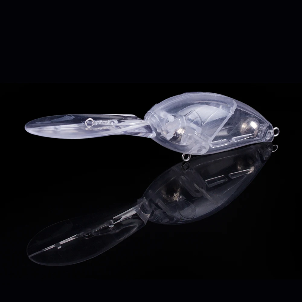 Hanlin 10pcs Blank Lures Crankbait 11cm 16g Deep Diving Bill Crank Hard ...