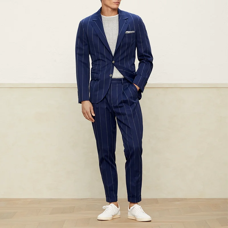 Custom Tailor Made Men's Bespoke Suits Business Formal Wedding Ware ...