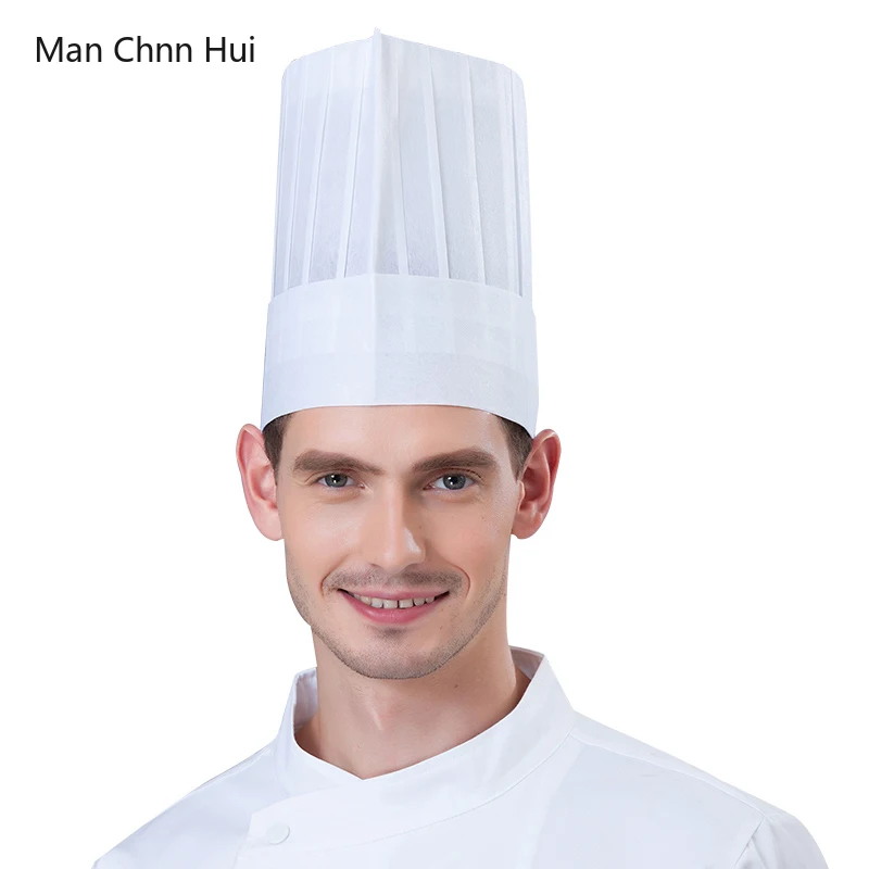 20-Pcs-Disposable-Chef-Hat-Catering-Hotel-Kitchen-Hats-Restaurant-Men ...