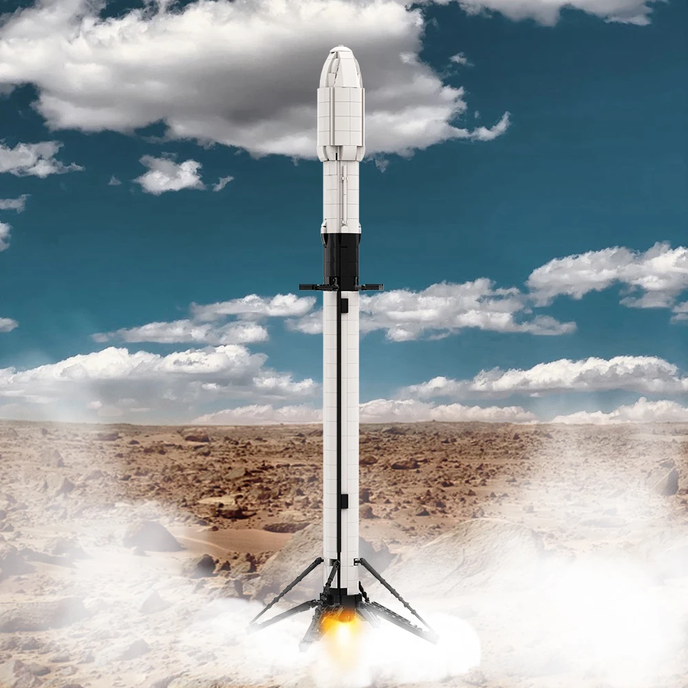 Ultimate Space X Falcon 9 bloques de construcción Moc Rocket Model DIY ...