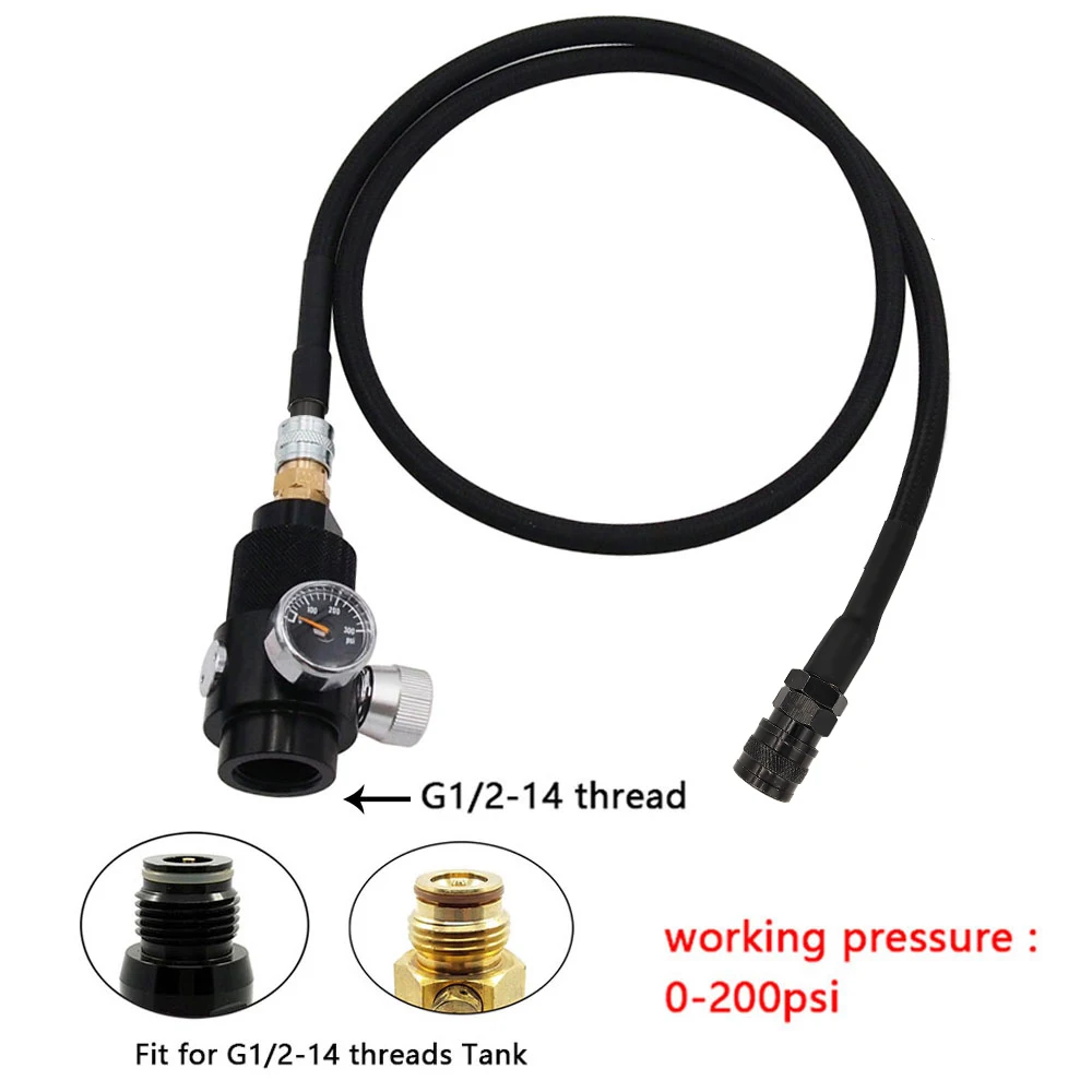 HPA-CO2-Regulator-with-100cm-40-Inches-Low-Pressure-SLP-FLEX-Remote ...