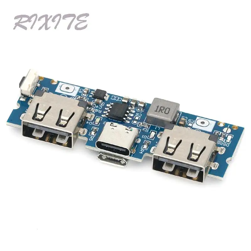 Micro-Type-C-USB-5V-2-4A-Dual-USB-18650-Boost-Battery-Charger-Board ...