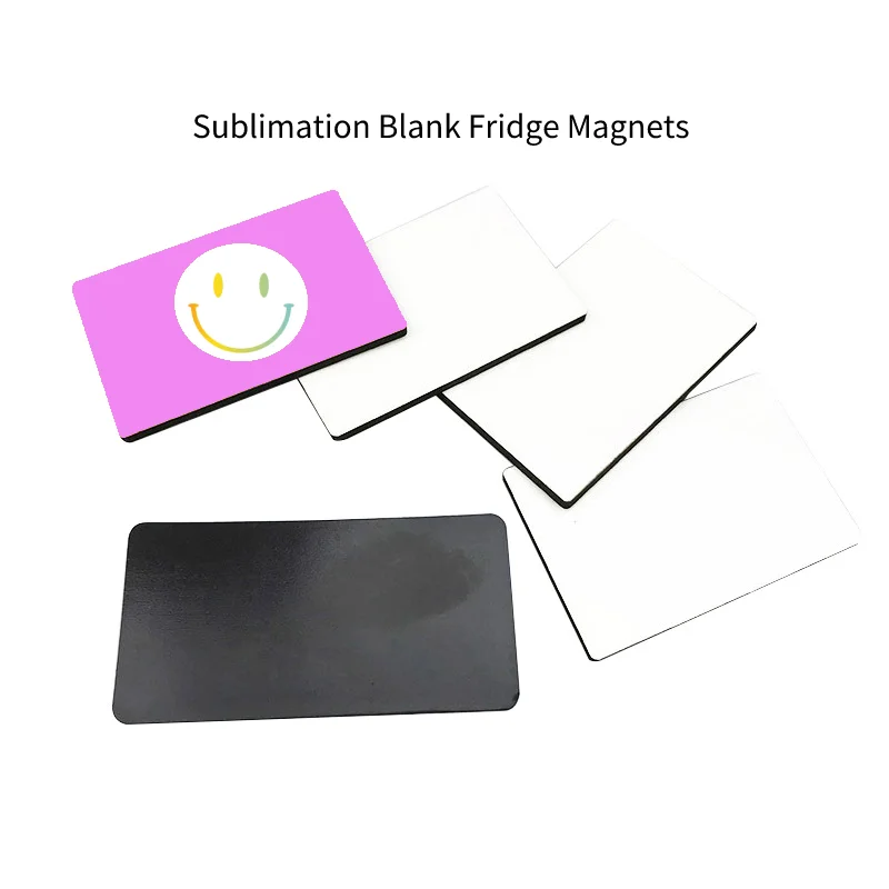 Sublimation Blank Fridge Magnets Rectangle MDF Refrigerator Sticker ...