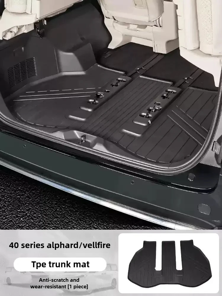 TPE Rear Trunk Mats Waterproof Anti-Scratch Boot Luggage Liner Cargo ...