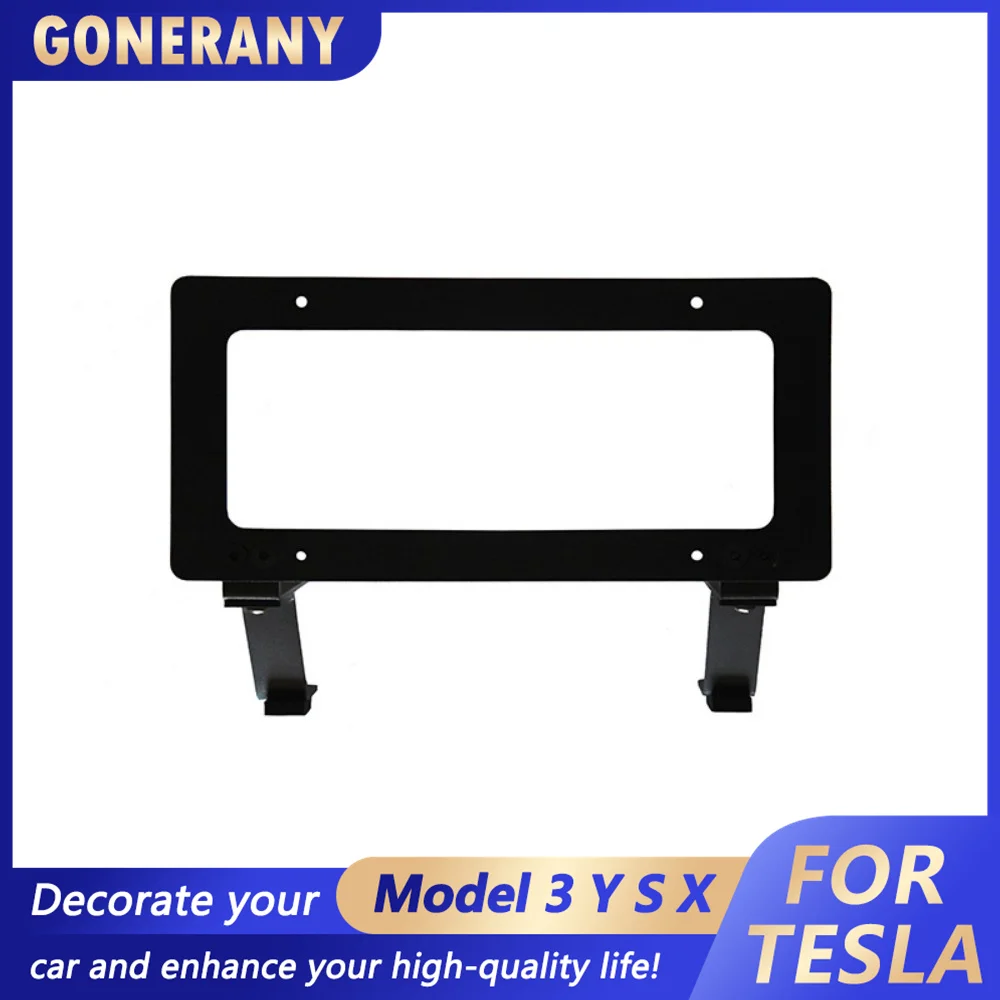 For-Tesla-Model-3-Y-New-Energy-License-Plate-Frame-Side-Car-Front ...