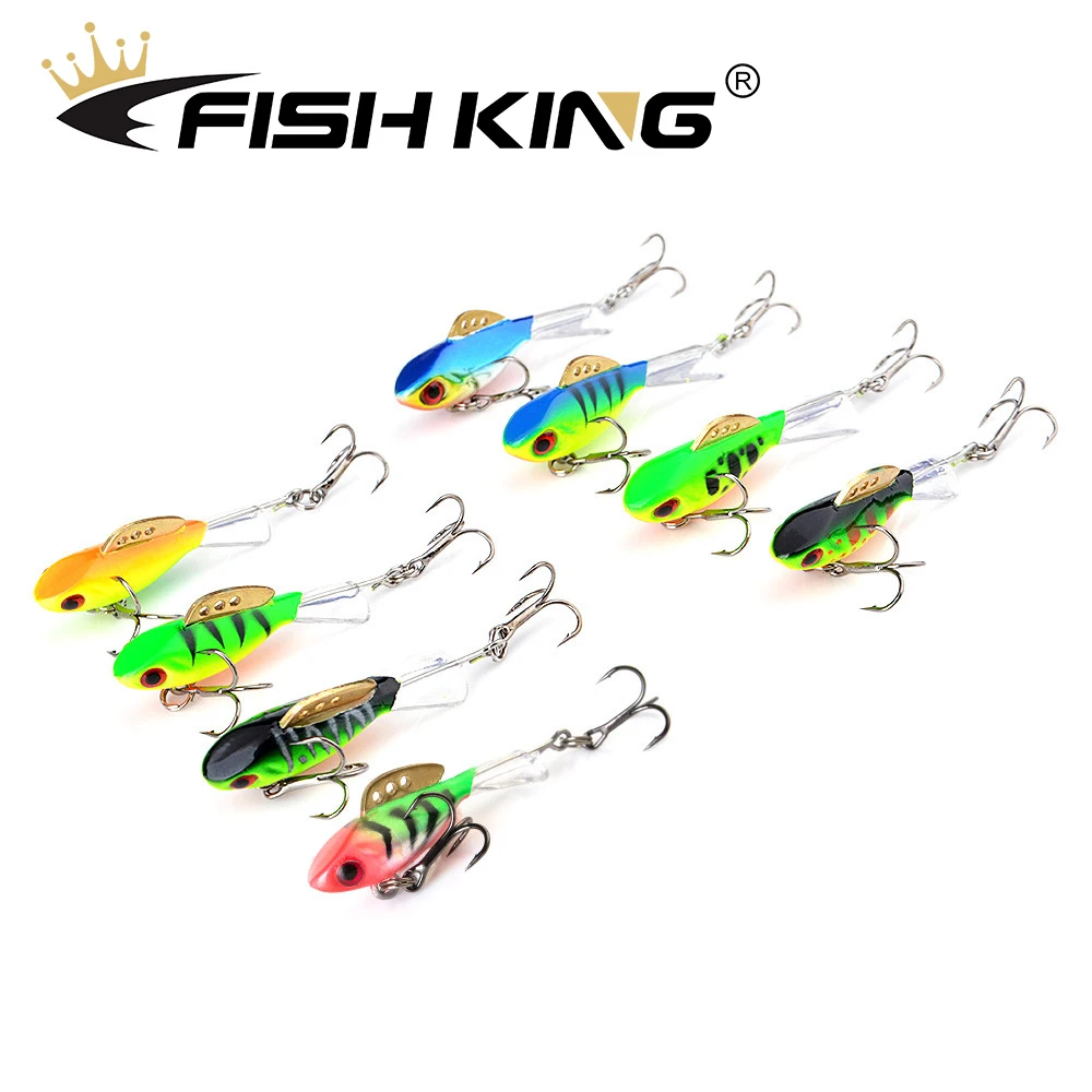 FISH-KING-Ice-Fishing-Lure-Treble-Hook-4-17mm-Hard-Artificial-Bait ...