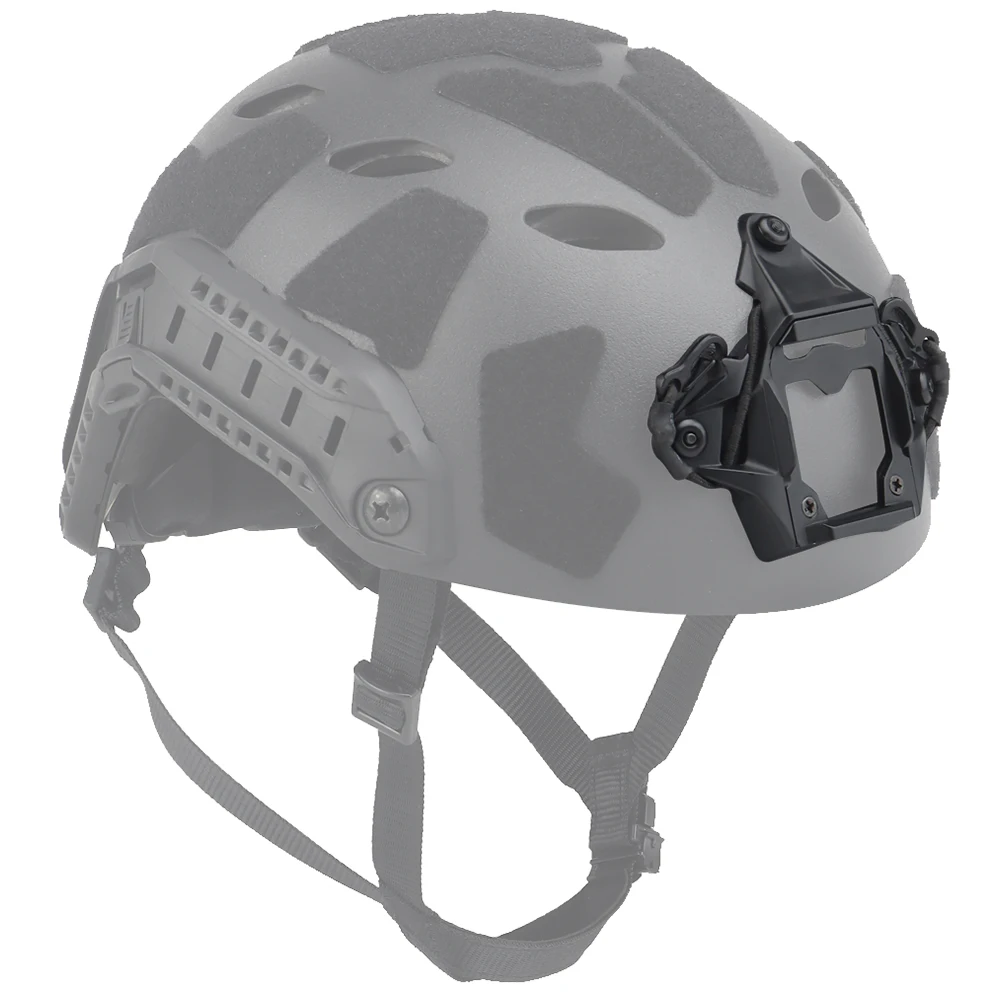 Tactical-FAST-High-Cut-Helmet-NVG-Shroud-Sports-Camera-Bracket-Base ...