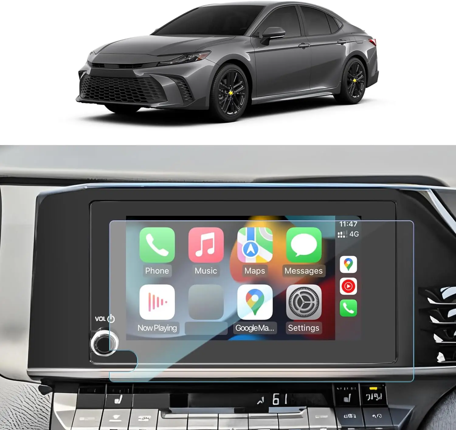 For 2025 Toyota Camry LE/SE Camry XV80 8 Inch Navigation Display ...