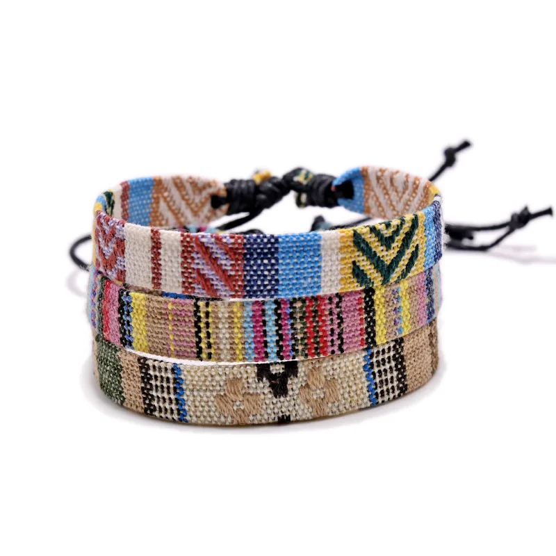 Colorful-Braided-Woven-Rope-String-Bracelet-Yoga-Handmade-Chic-Webbing ...