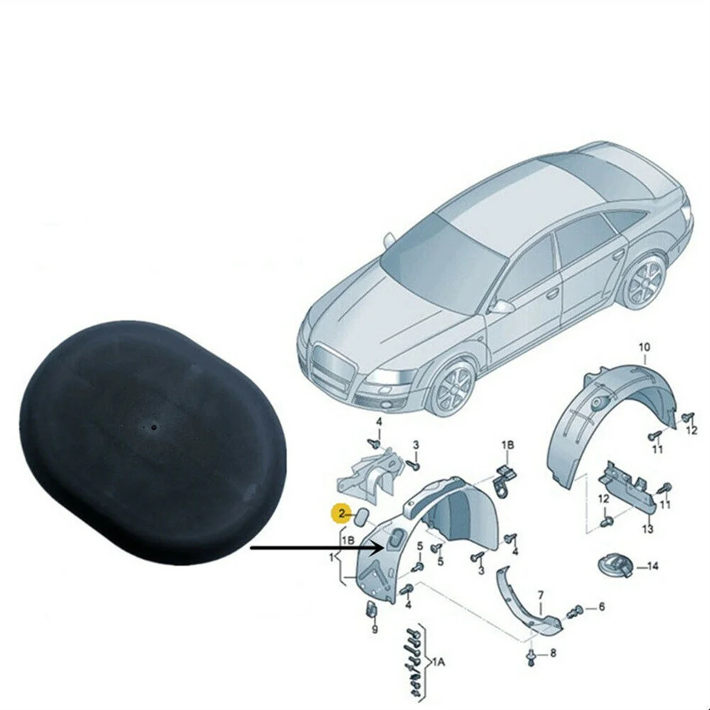 1pc-Car-Sealing-Dust-proof-Cover-Front-Wheel-Arch-Cover-Fender-Liner ...