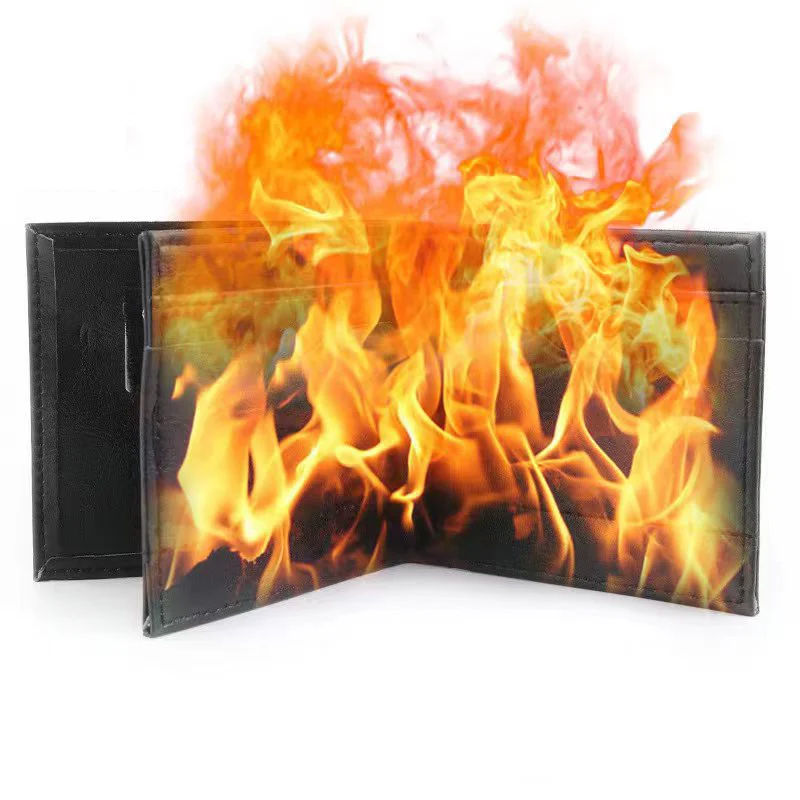 Magic-Fire-Wallet-Flame-Fire-Wallets-Magician-Props-Bar-Illusion-Stage ...