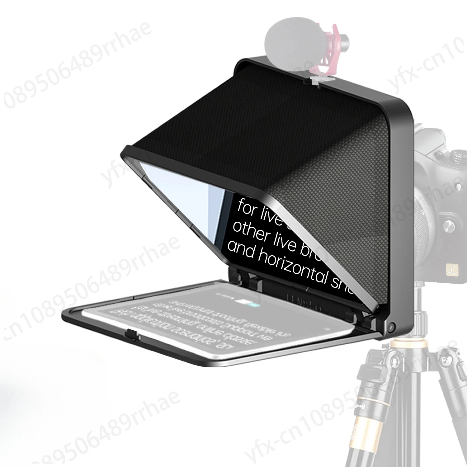 Teleprompter-Portable-Prompter-For-Phone-Camera-Live-Interview-Video ...