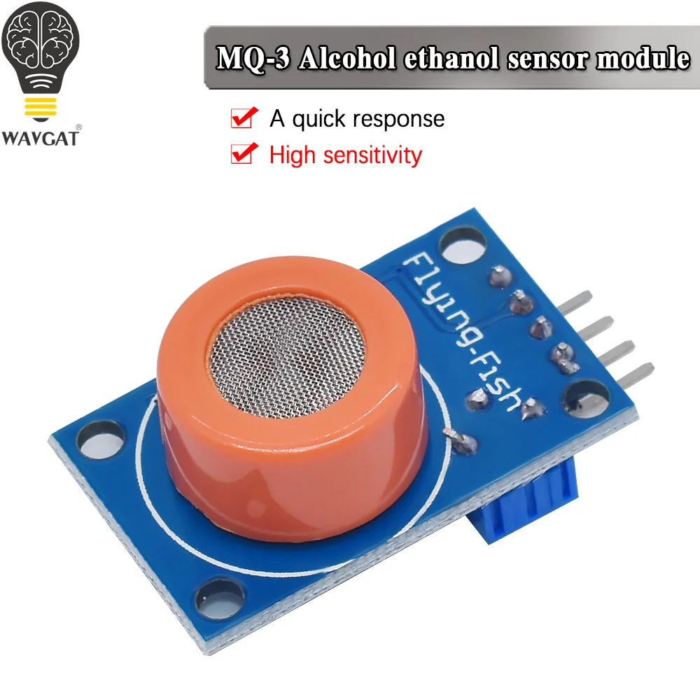 2016 New Alcohol Ethanol Sensor Breath Gas Ethanol Detection Mq-3 For ...