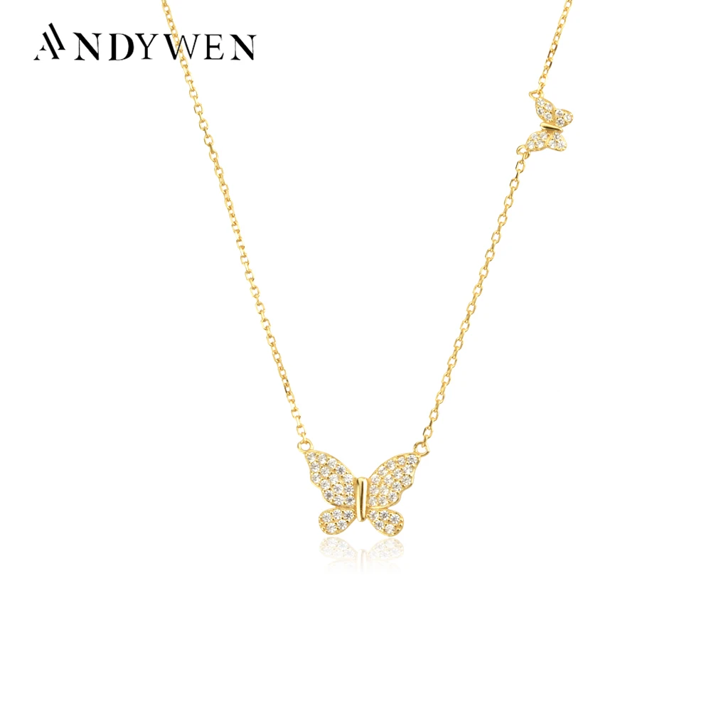 925 Sterling Silver Butterfly Chain | Pendant Sterling Silver Butterflies - 925 - Aliexpress