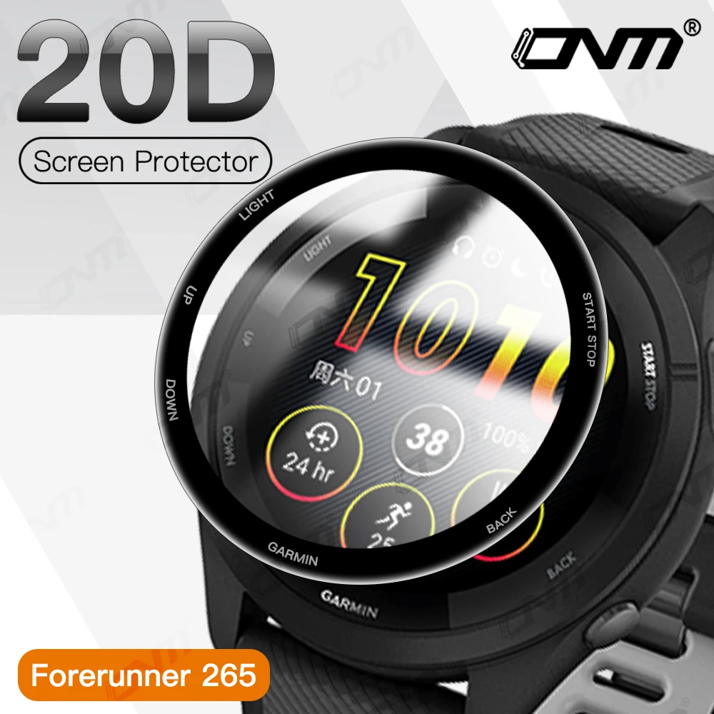 20D Screen Protector for Garmin Forerunner 965 265 265S Flexible Anti ...