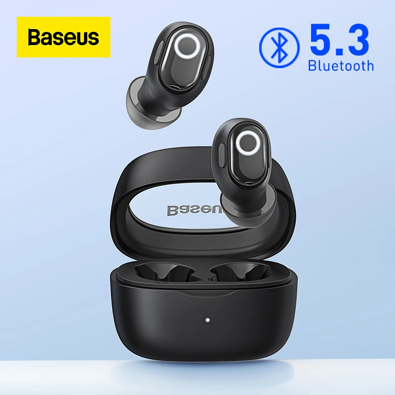 Baseus WM02 Bluetooth Earphones TWS Wireless 5.3 In-Ear Hifi Earbuds ...