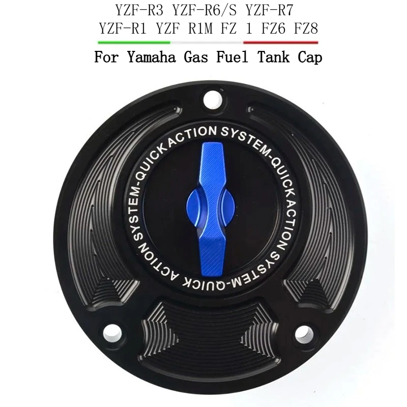 Quick Release Keyless CNC Fuel Tank Cap Airbox Cover Motorcycle For ...