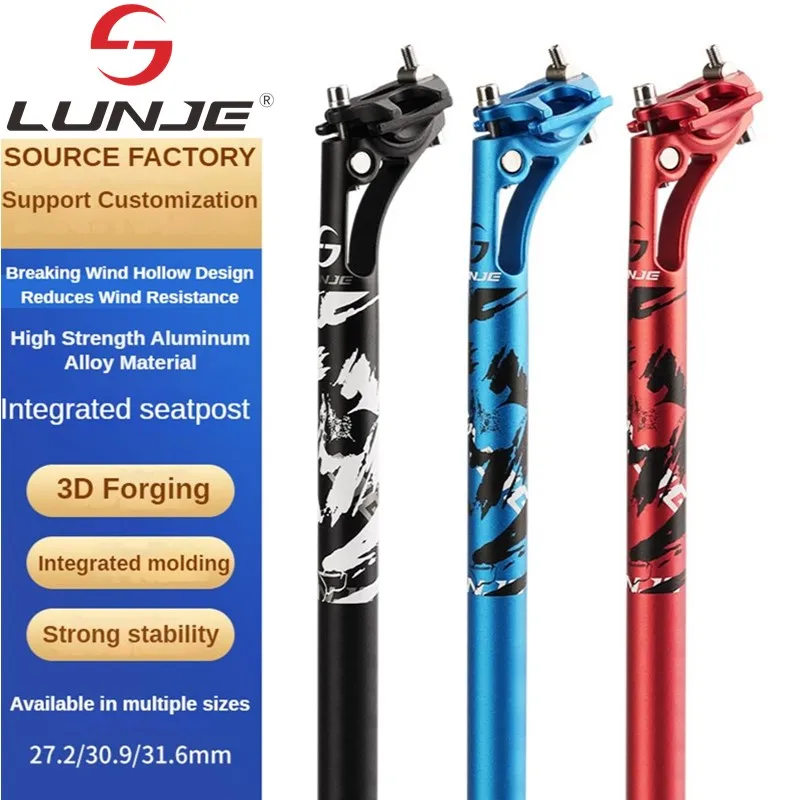 LUNJE-Bicycle-Seatpost-MTB-Suspension-Seatpost-Seat-Post-27-2-30-9-31 ...