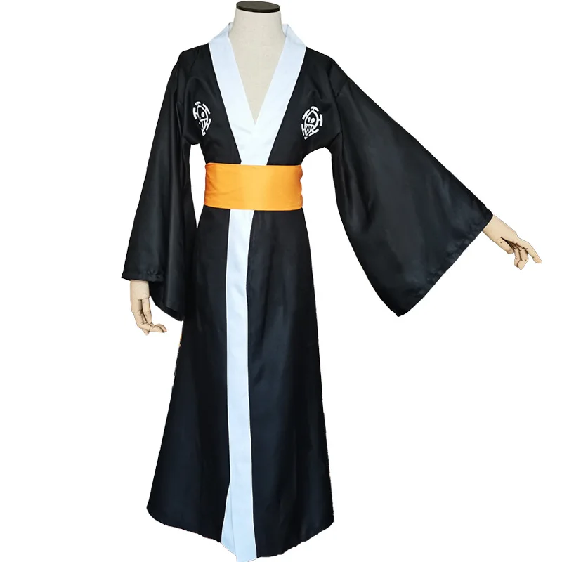 Trafalgar D Water Law Cosplay Costume Kimono Robe Full Suit | One piece ...