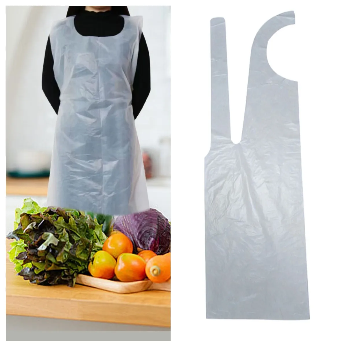 Disposable-Apron-Thickened-Oil-Proof-And-Clean-Disposable-Aprons-for ...