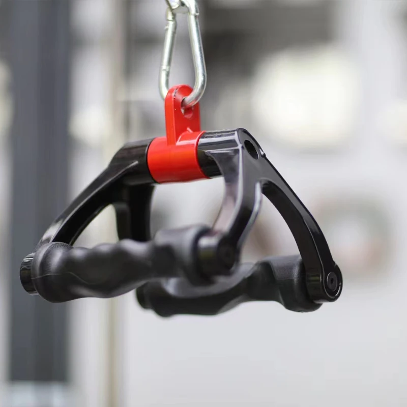 Ergonomics-V-Shaped-Rowing-Bar-360-Rotating-V-Handle-Bicep-Triceps-Back ...