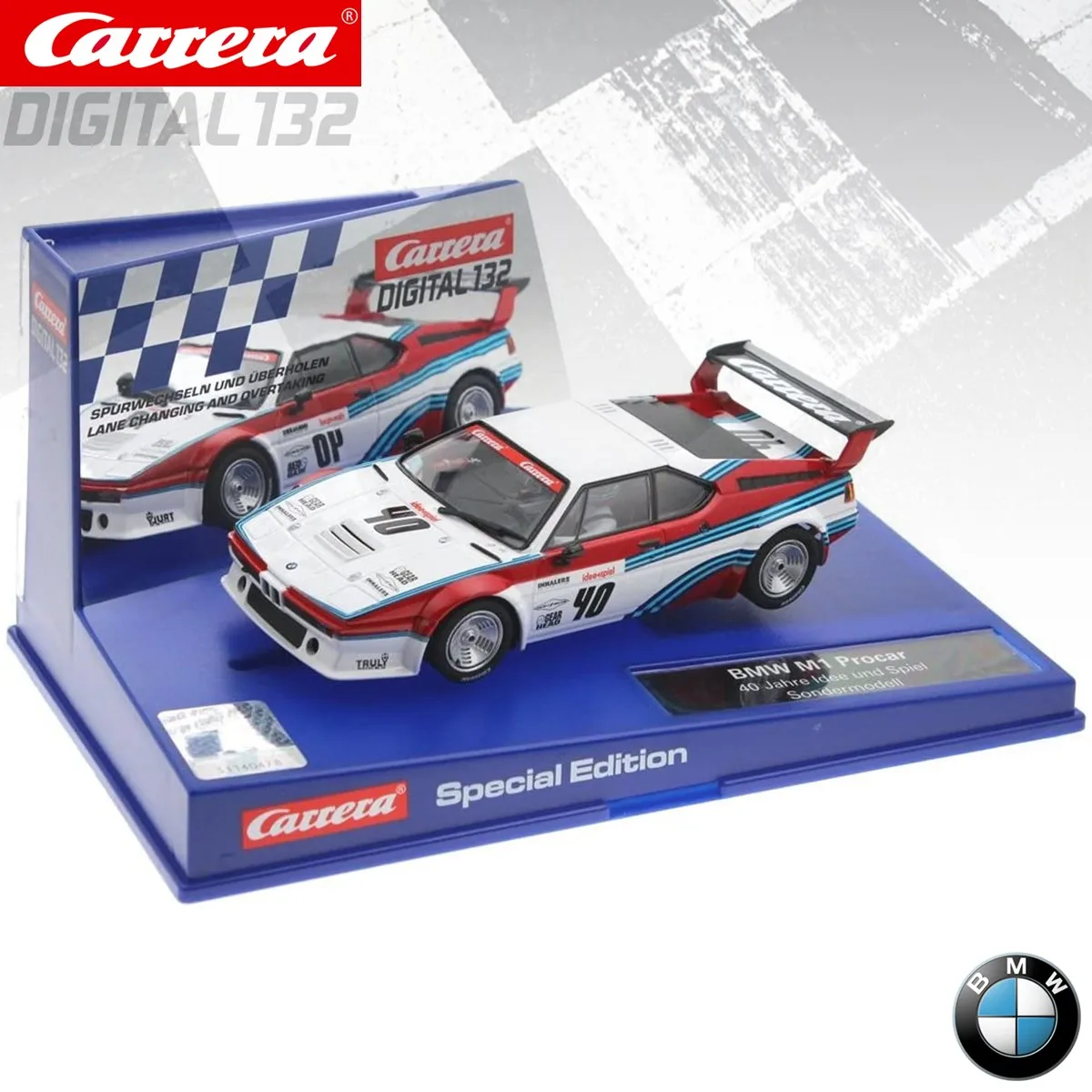 Carrera Slot Car Digital132 30799 BMW M1 Procar 40 Jahre Idee und Spiel ...