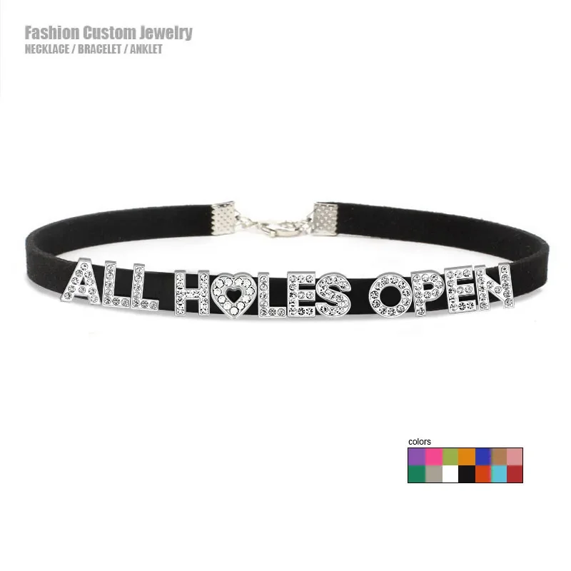 Sexy-Bad-Words-All-Holes-Open-Letters-Choker-Necklace-Women-Men ...