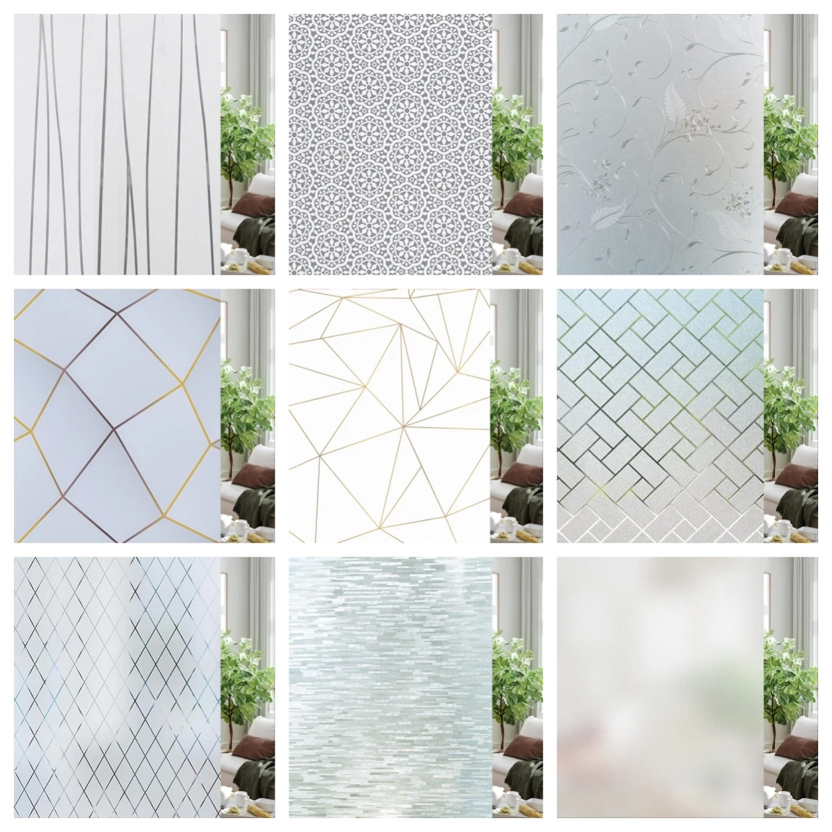 Wide-75-90-Cm-Stained-Glass-Privacy-Window-Film-Frosted-Solar ...