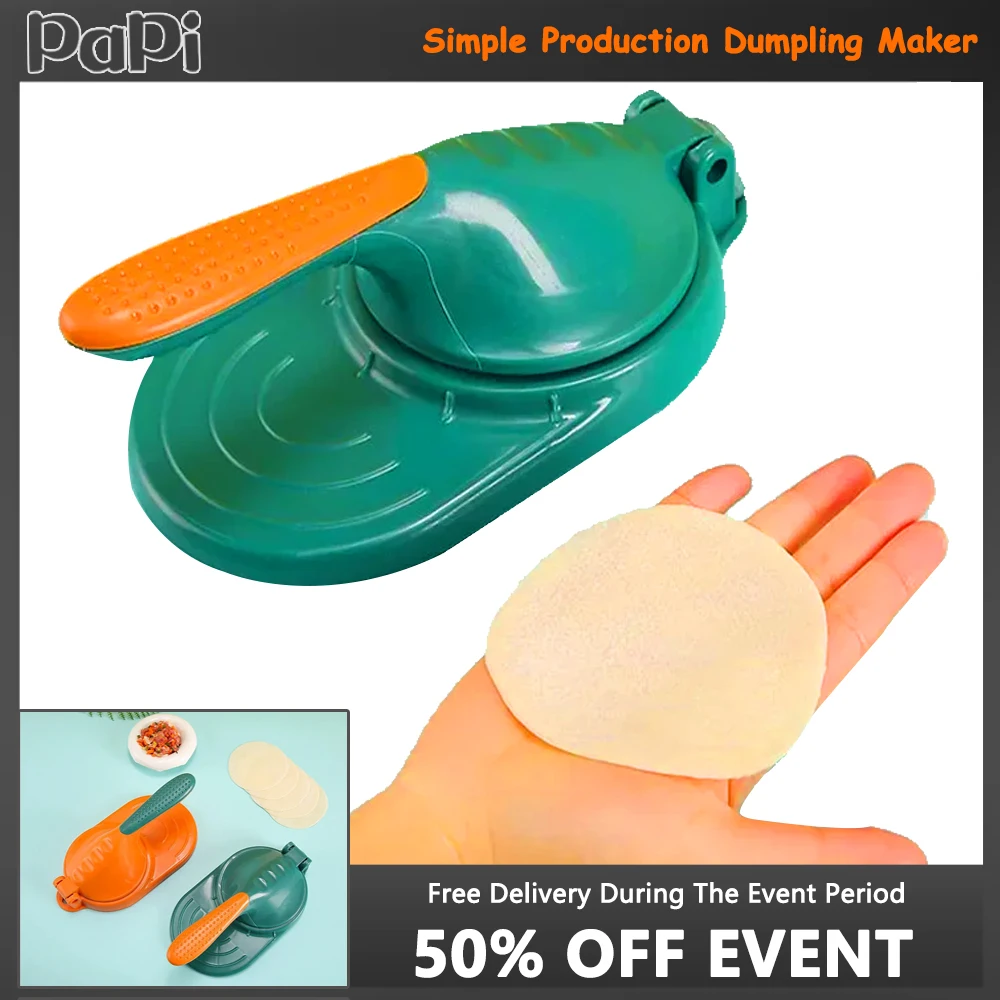 Simple-Production-Dumpling-Maker-DIY-Kit-Wrapper-Presser-Manual-Labor ...