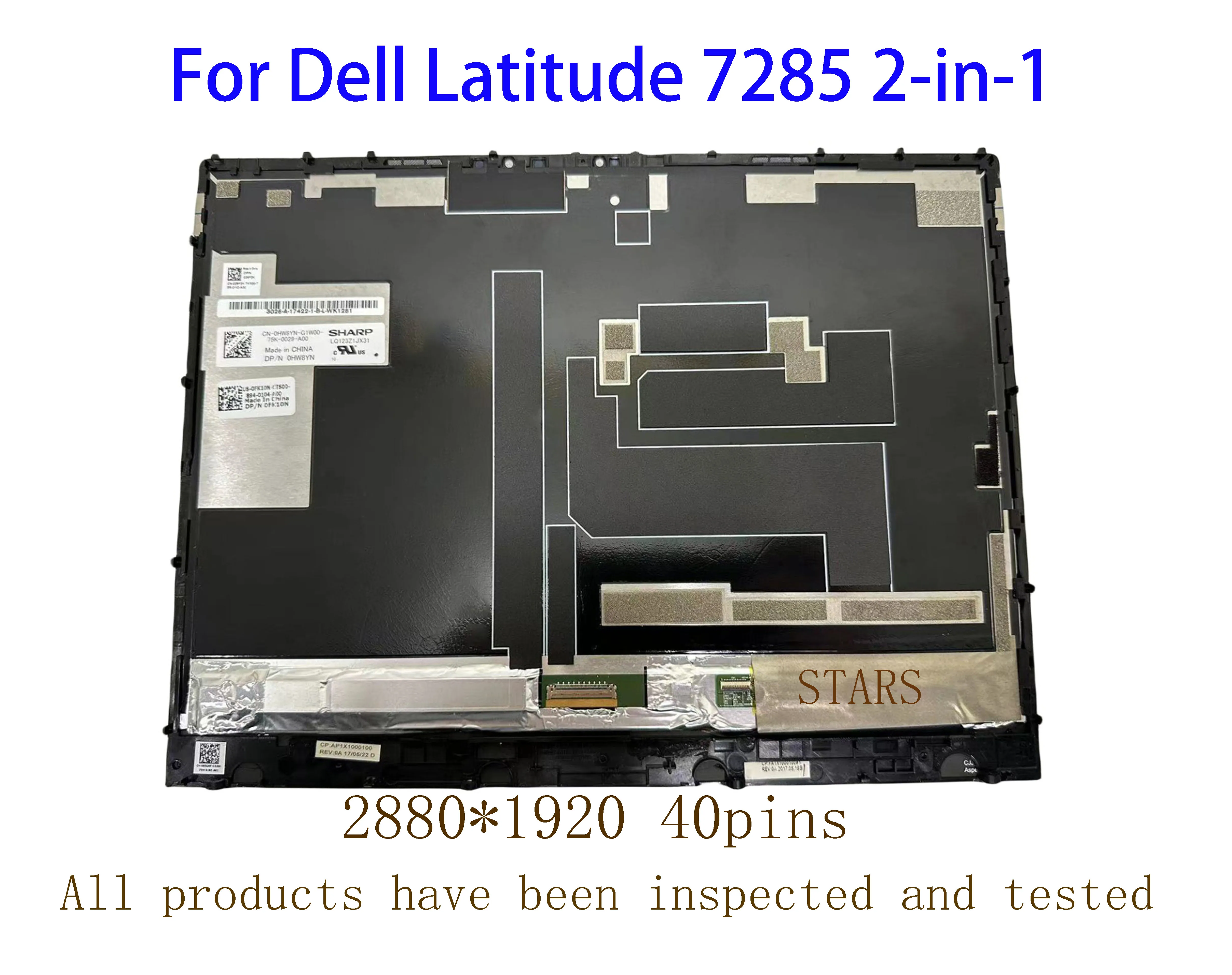Pantalla-LCD-de-12-3-pulgadas-para-Dell-Latitude-7285-2-en-1-29F2K ...